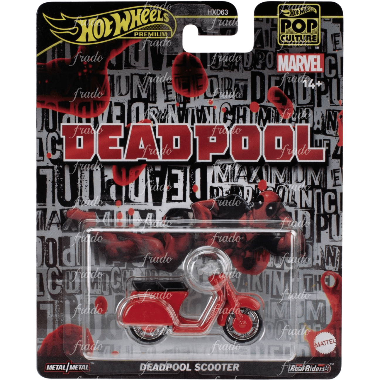 Hot Wheels Deadpool Scooter - Fradostore